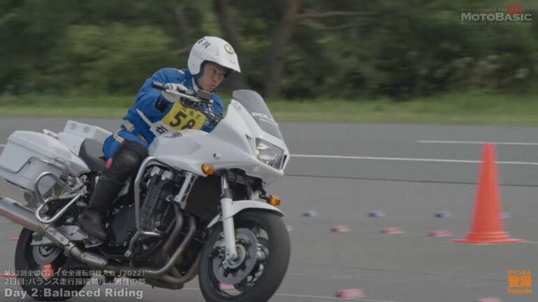全国白バイ安全運転競技大会2022 男性の部ホンダ CB1300 Pがキレッキレ！ | 動画ライダー