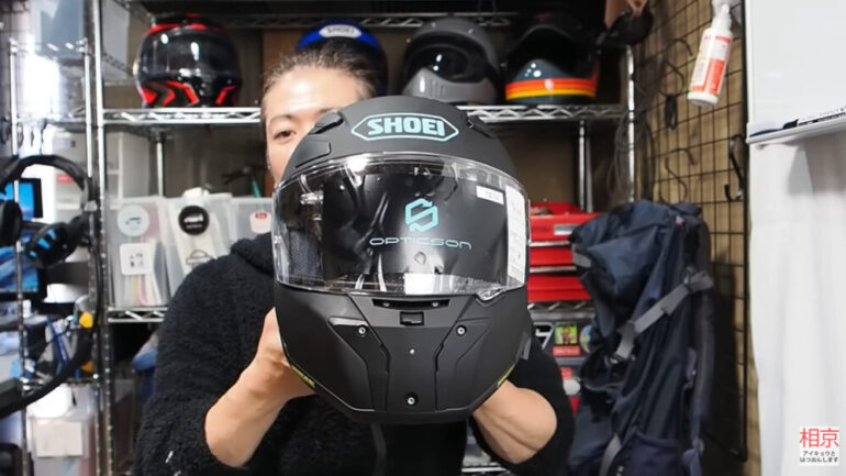 SHOEI OPTICSON スカウター付き 未来のフルフェイスヘルメット 試用インプレッション！ | 動画ライダー
